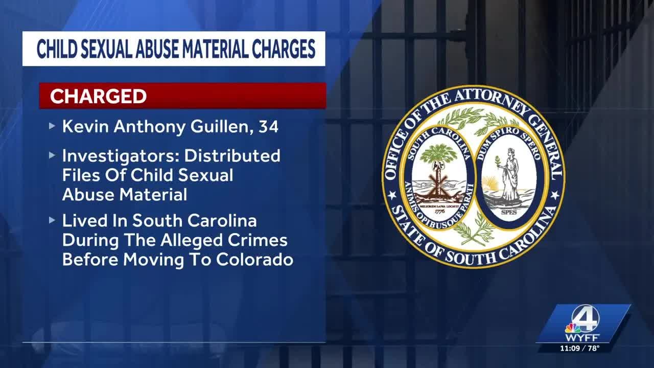 Colorado man charged in South Carolina child exploitation case