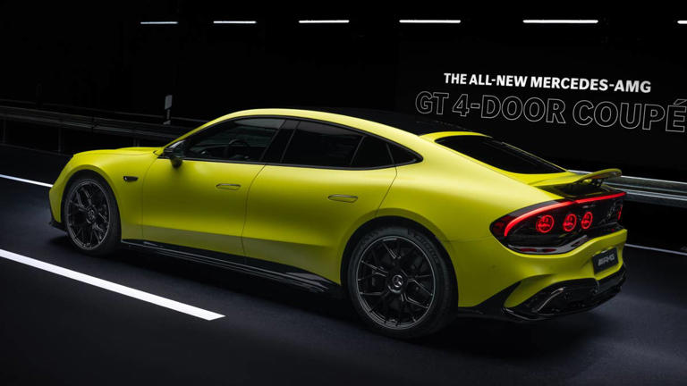 Mercedes-AMG GT 4-door ditches V8 power for 1,153 HP of electric muscle