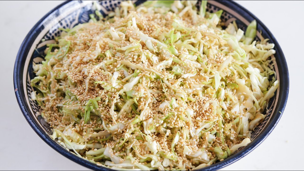 Cabbage got a passport - and became Asian salad
