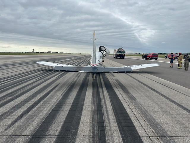 Air Force plane makes emergency landing at McConnell AFB