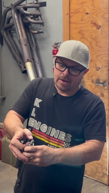Check the plug 5950 RPM Ardun flathead test