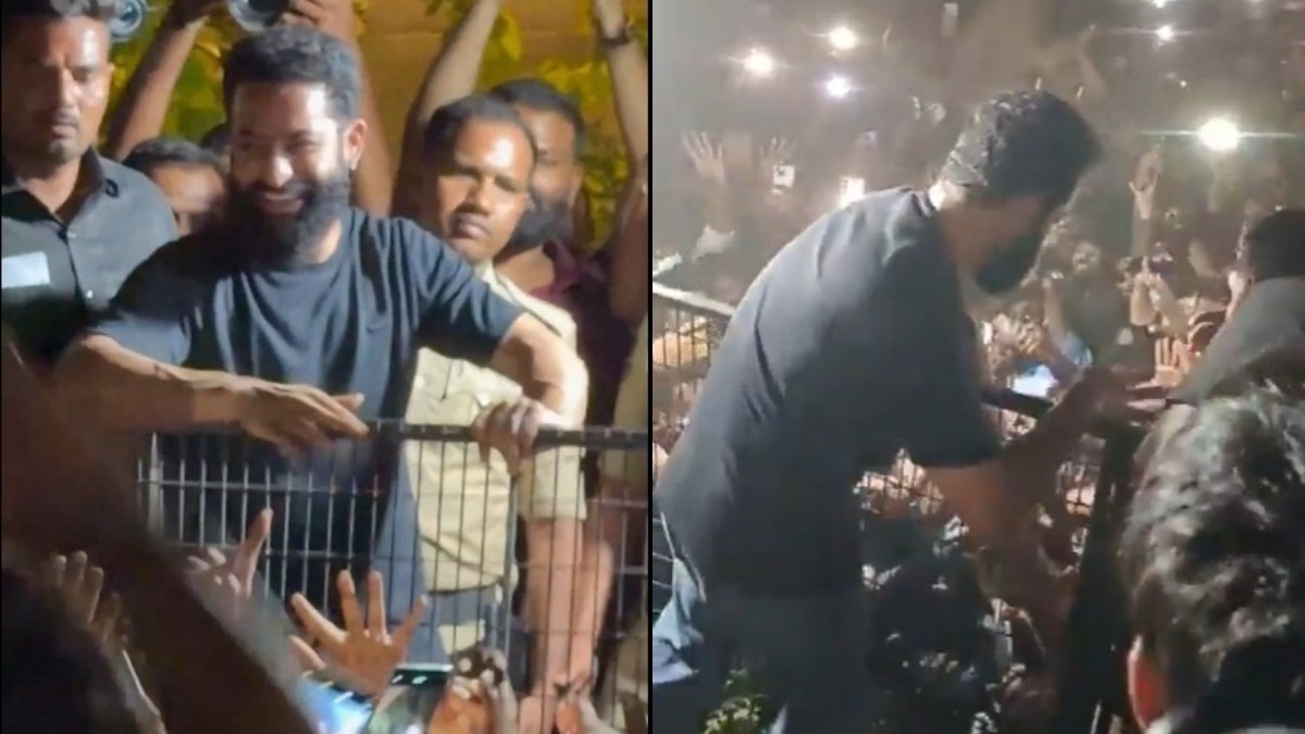 Jr NTR scolds security for mishandling fans in midnight birthday ...