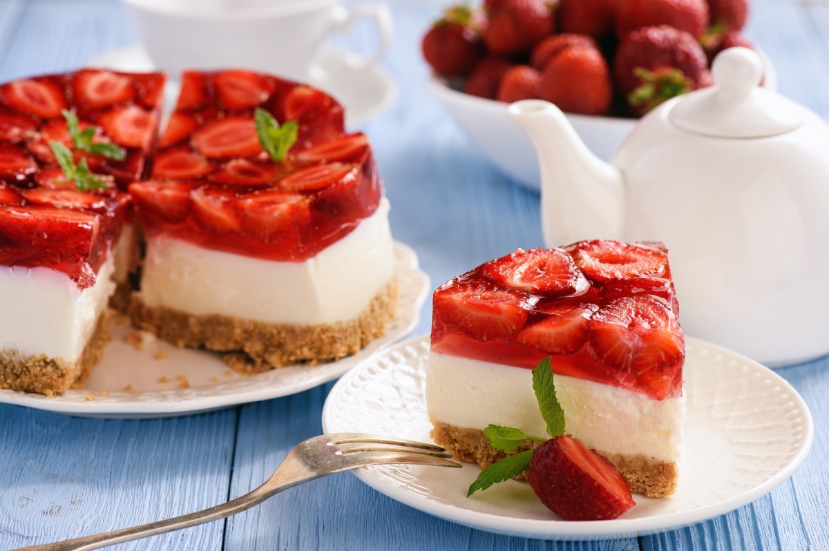 Erdbeer-Cheesecake ohne Backen: Heute bleibt der Ofen aus