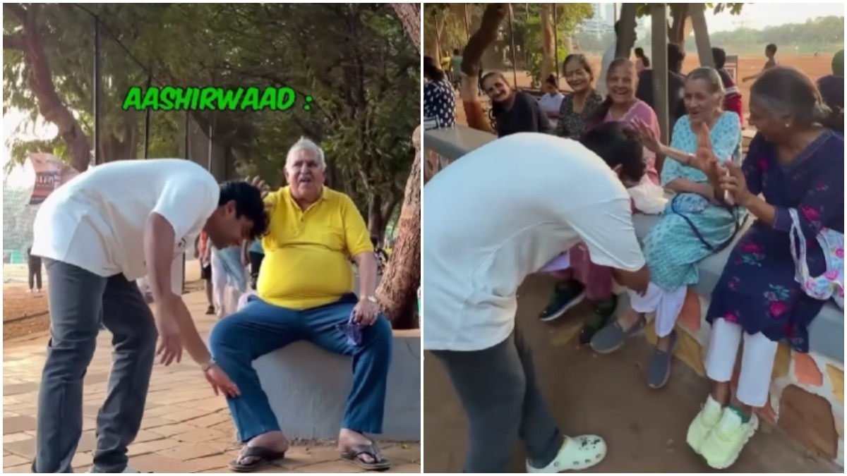 Mumbai man goes around asking strangers for aashirwaad, here's what it ...