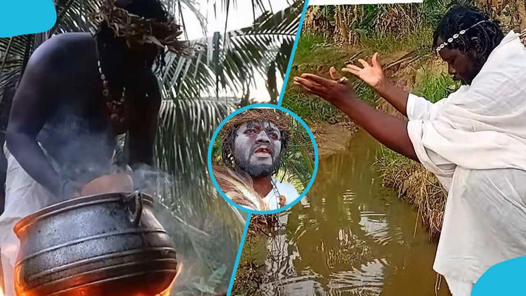 Kubala King's new look in Sunyani forest sparks reactions after deportation