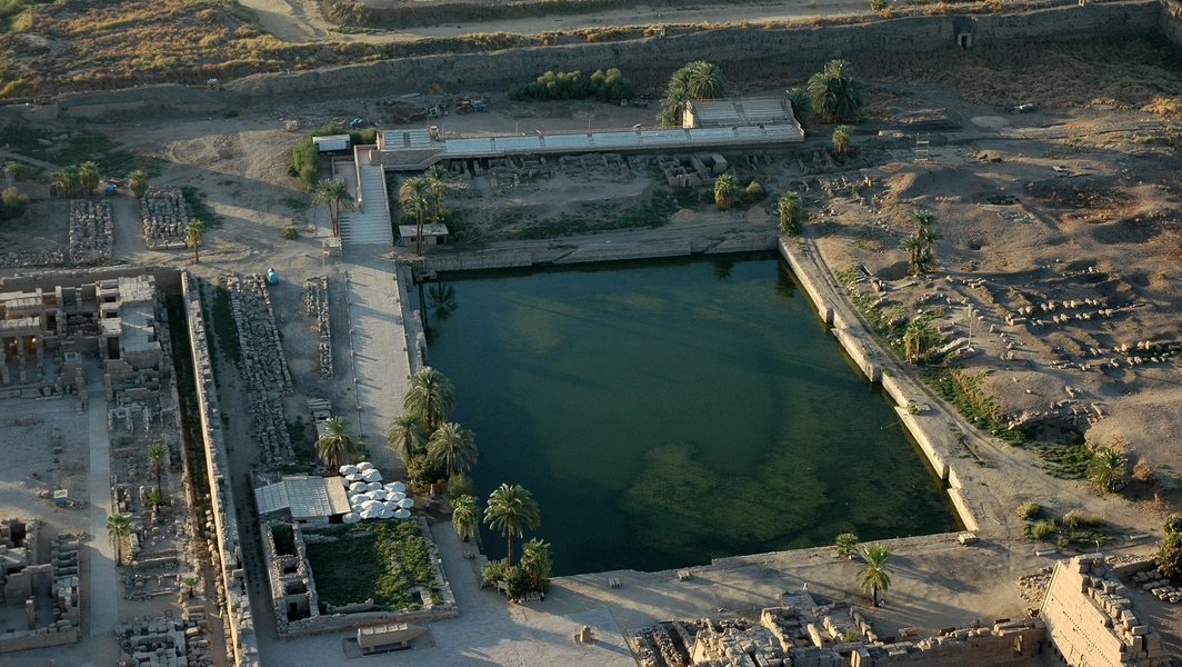 Newly uncovered sacred lake at Karnak sparks debate