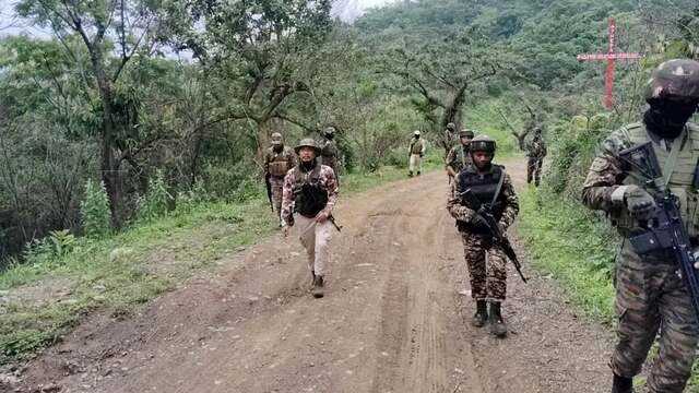 Manipur: Security forces carry out search operation to trace those held ...