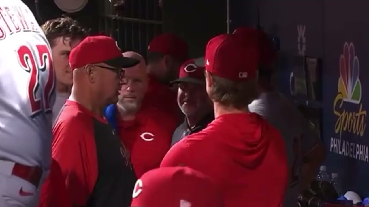 Chase Burns on Reds win over Phillies, being hit by comebacker