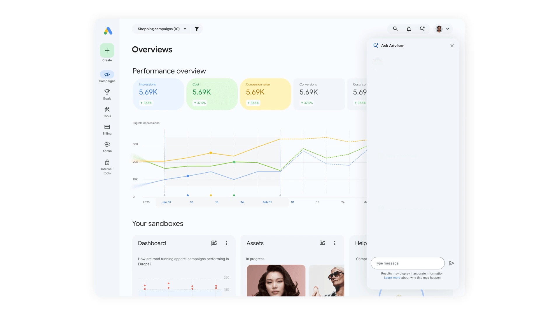 Google launches Ask Advisor across Ads, Analytics and Merchant Center