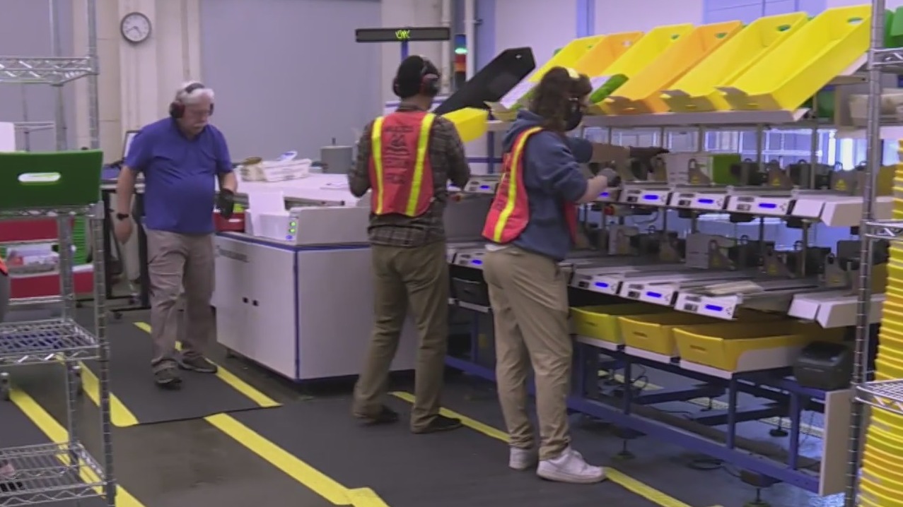 MULTCO elections staff hard at work counting ballots after polls close