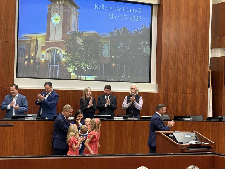 Keller's new mayor Ross McMullin sworn in on Tuesday night