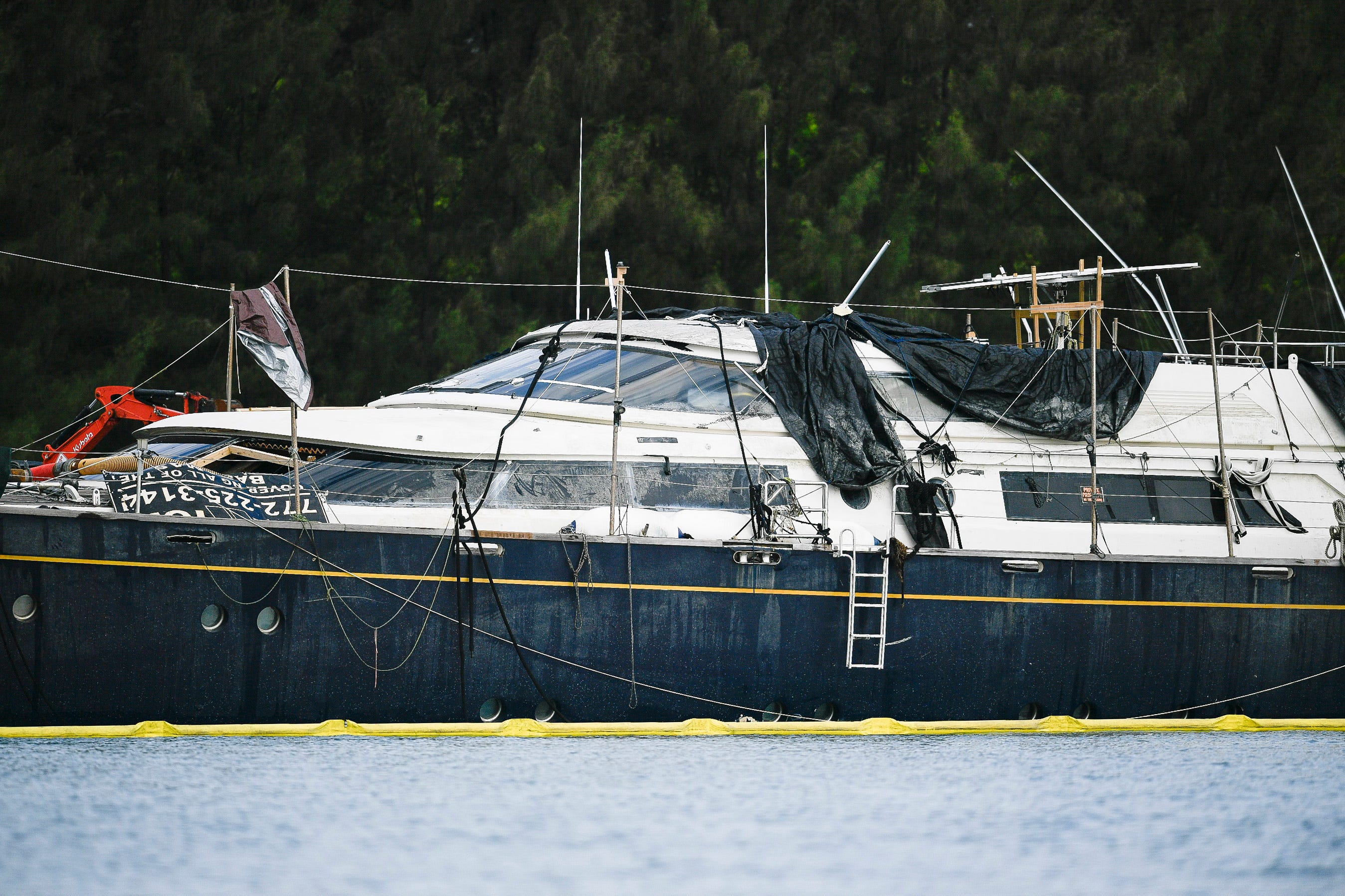 Wall Street mogul's Italian luxury sailing yacht sank in Florida port