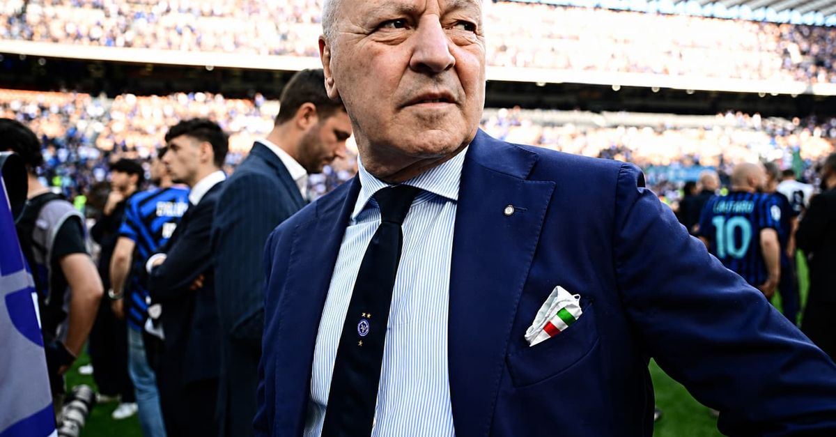 Inter, in attesa di Chivu, in sede è arrivato il presidente Marotta
