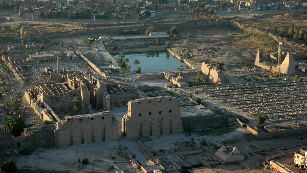 Newly uncovered sacred lake at Karnak sparks debate