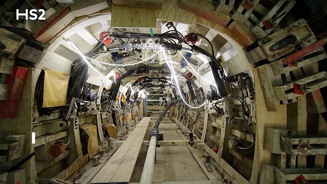 Inside London's deepest HS2 tunnel