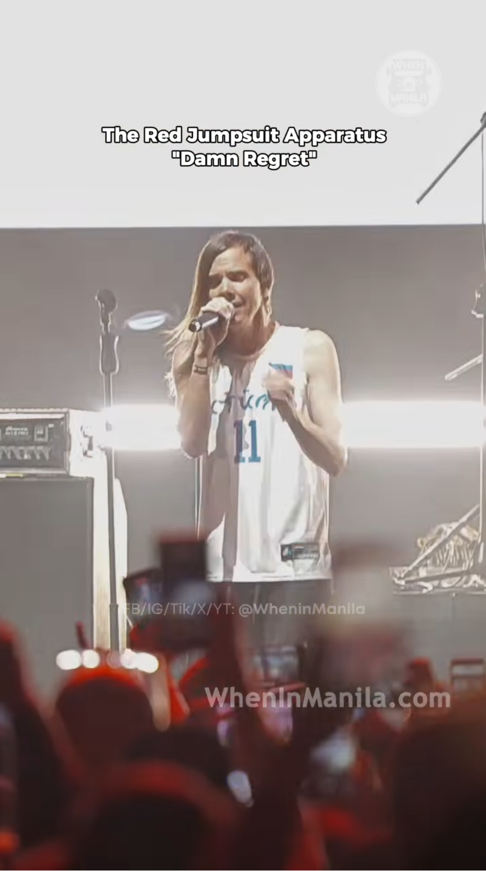 The Red Jumpsuit Apparatus performs Damn Regret live at Playback Festival