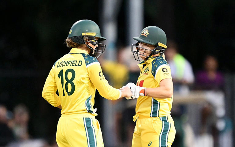 It's weird not seeing Healy slashing balls, but we've got a deep order ...
