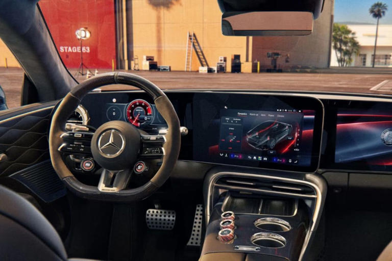 2026 Mercedes-AMG GT 4-door coupe is all-electric, mimics fake V8 roar ...