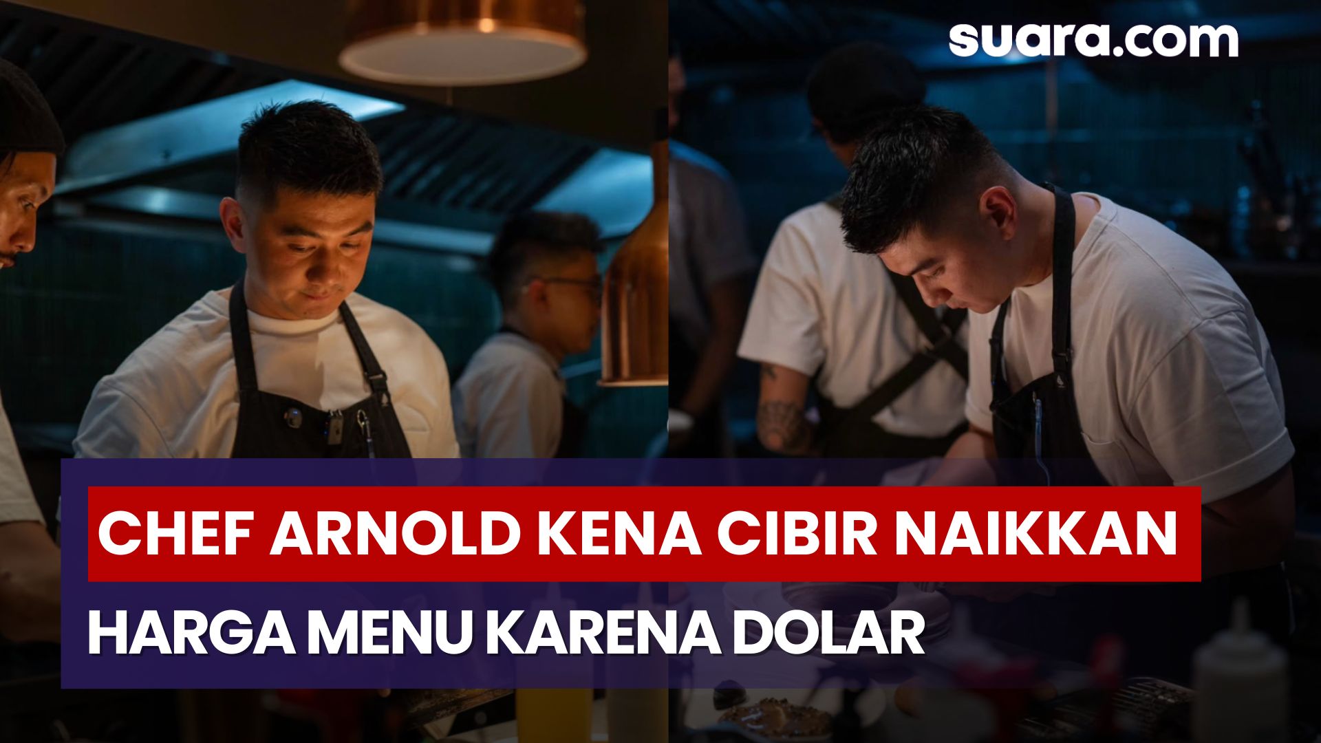 Chef Arnold kena cibir naikkan harga menu restorannya karena dolar