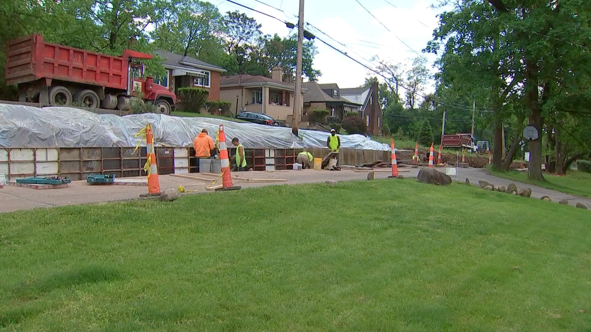 New retaining wall being built in Larimer after 11 Investigates stepped in