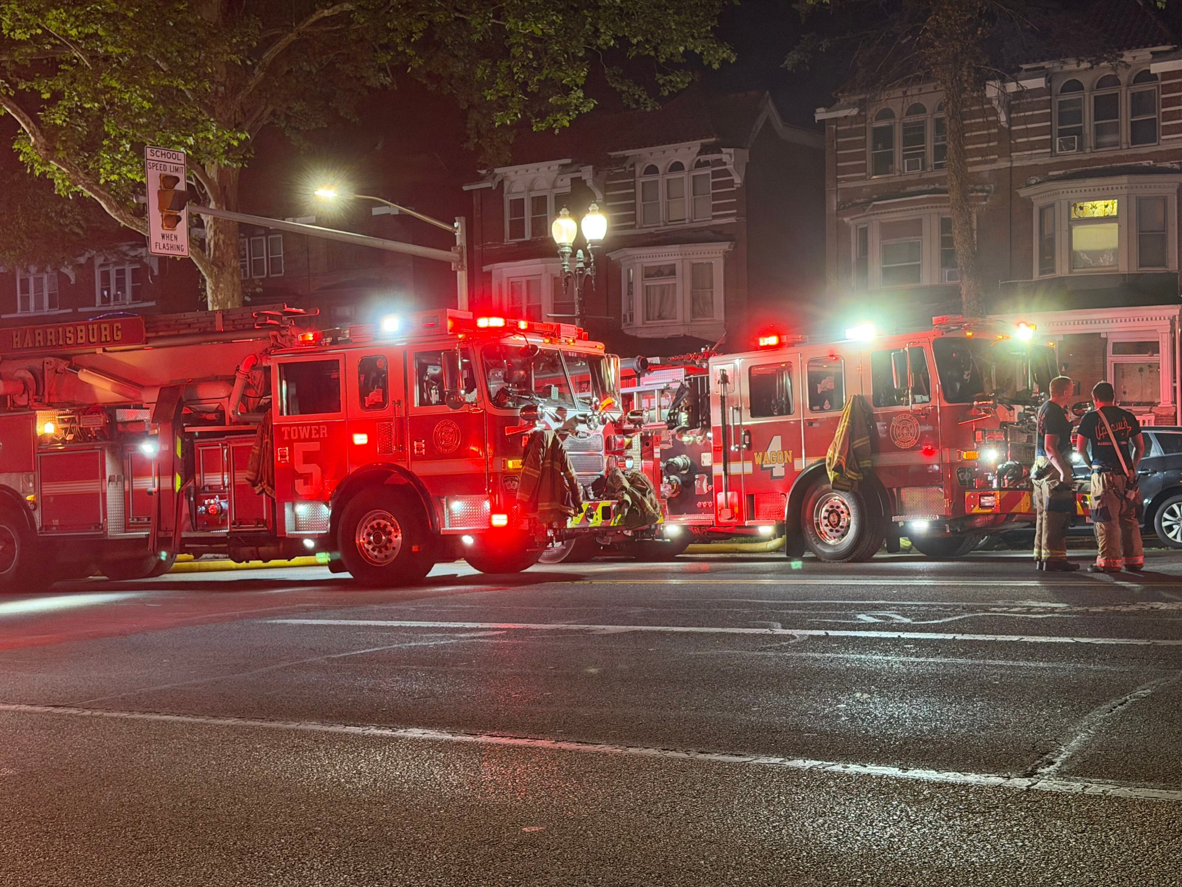 Harrisburg crews dispatched to one-alarm fire in a duplex