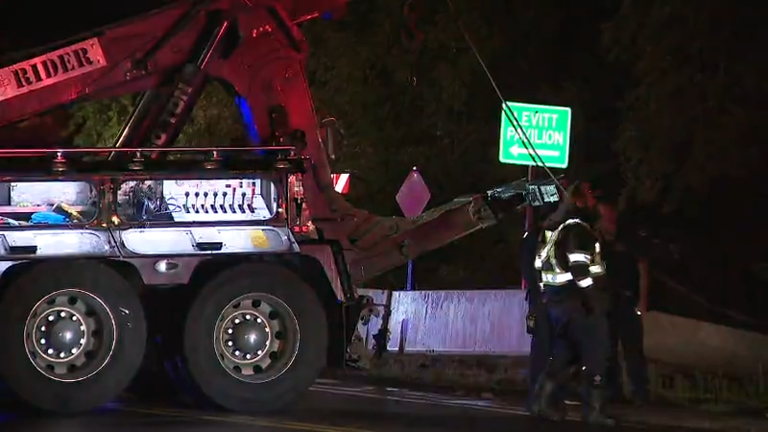 1 seriously injured after vehicle crashes into South Platte River