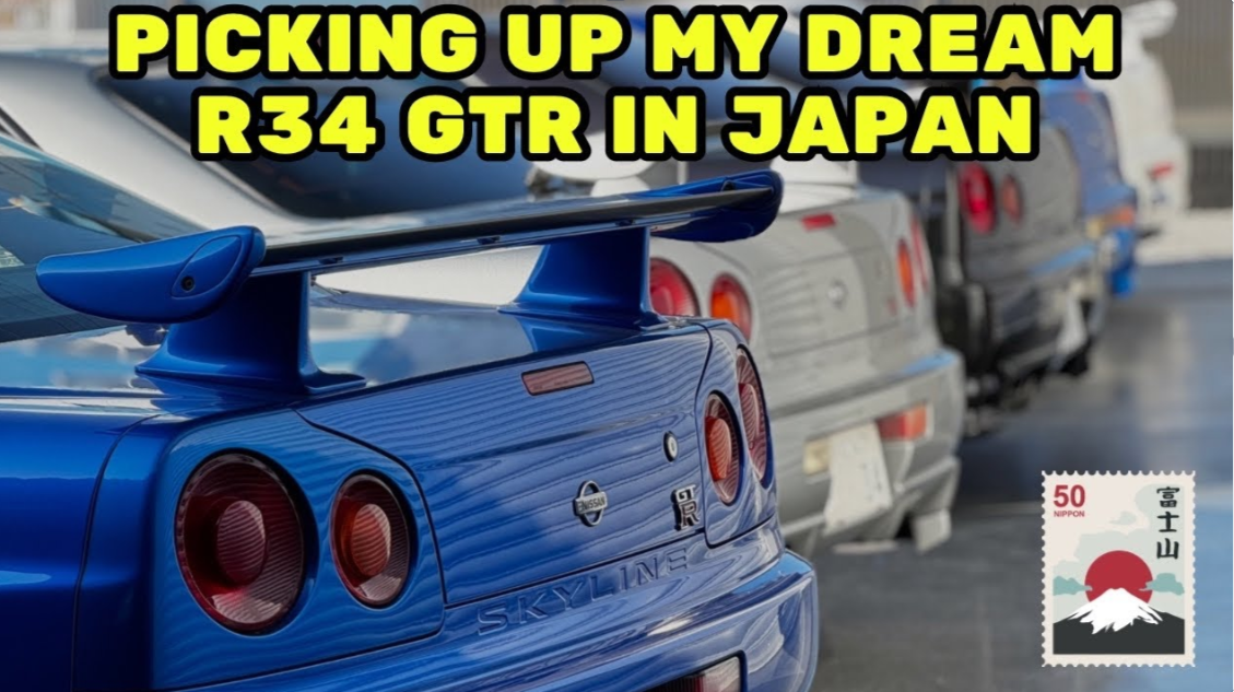 Picking up my dream R34 GTR