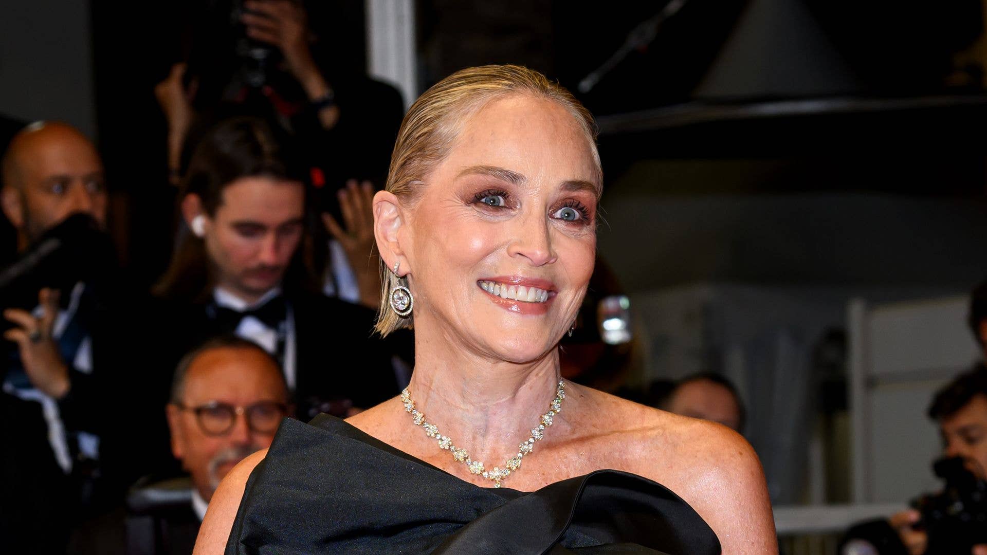 Sharon Stone, 68, looks incredibly fresh-faced in radiant Cannes appearance
