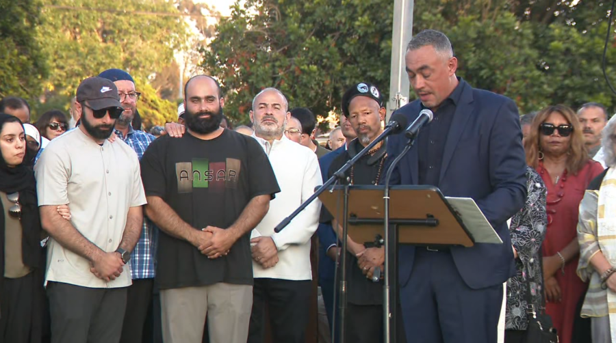 Interfaith vigil held for victims of San Diego mosque attack