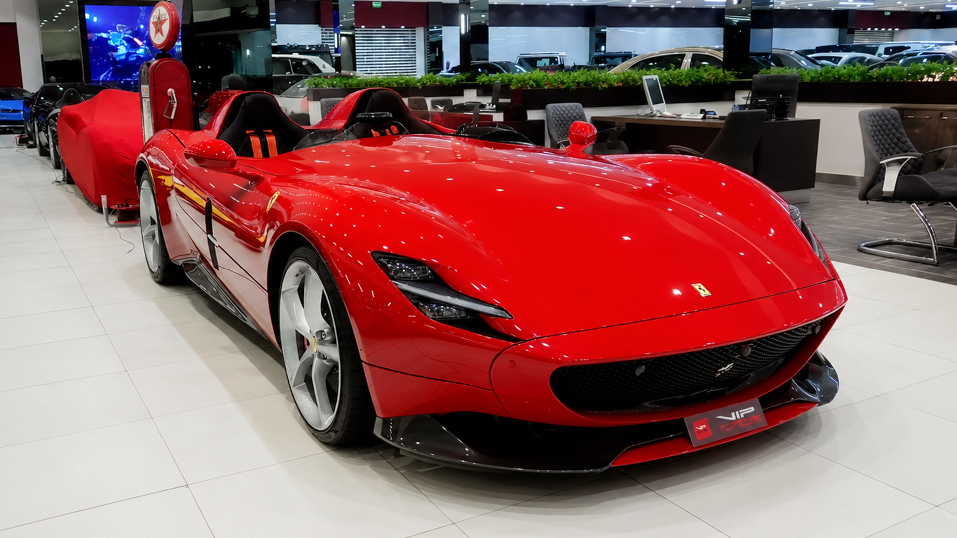 $2,000,000 Ferrari Monza spotted inside Dubai dealership