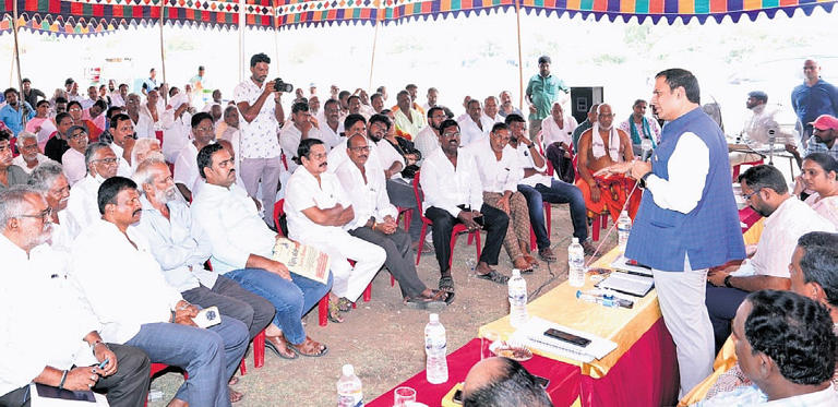 APCRDA holds gram sabha in Thullur amid Amaravati land acquisition ...