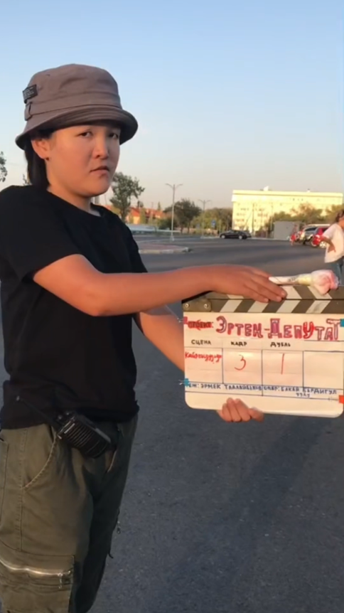 Filming behind the scenes