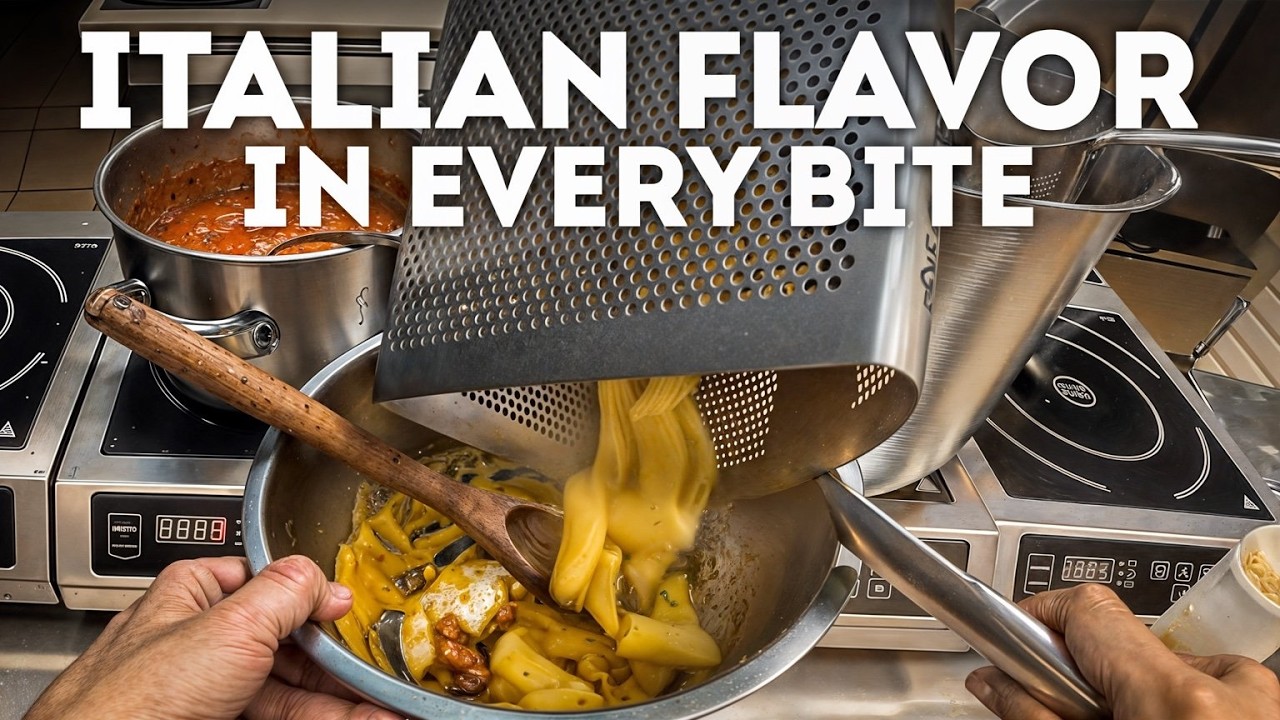 From prep to plate: The art of Italian restaurant cooking