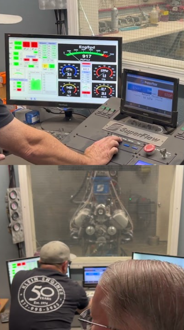 Flathead Ardun 5500 RPM dyno test