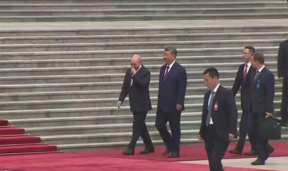 'Shuffling' Putin's health mocked as he arrives in China for summit ...
