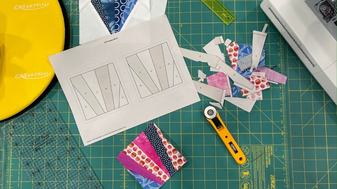 Foundation paper piecing supplies you'll need for new quilt club!
