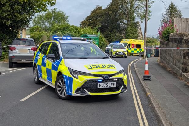 Boy suffers serious leg injury in crash involving small bike and car
