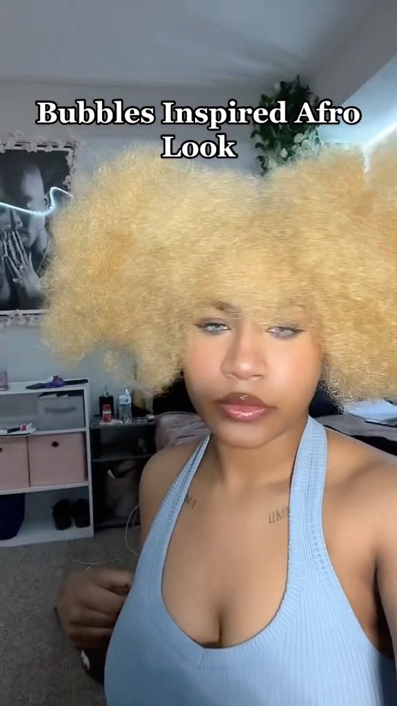 Buttercup and Bubbles cosplay hair look