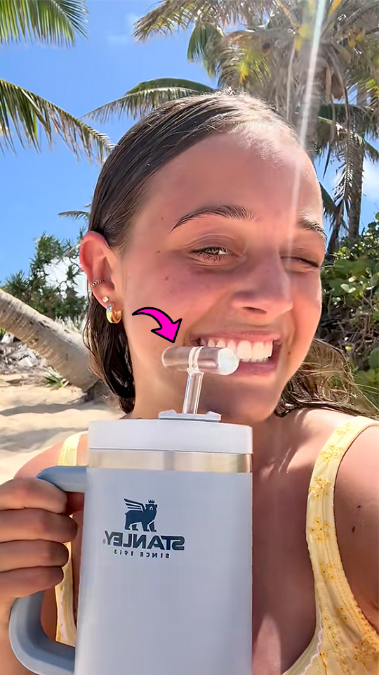 Anti-wrinkle straw 🤩