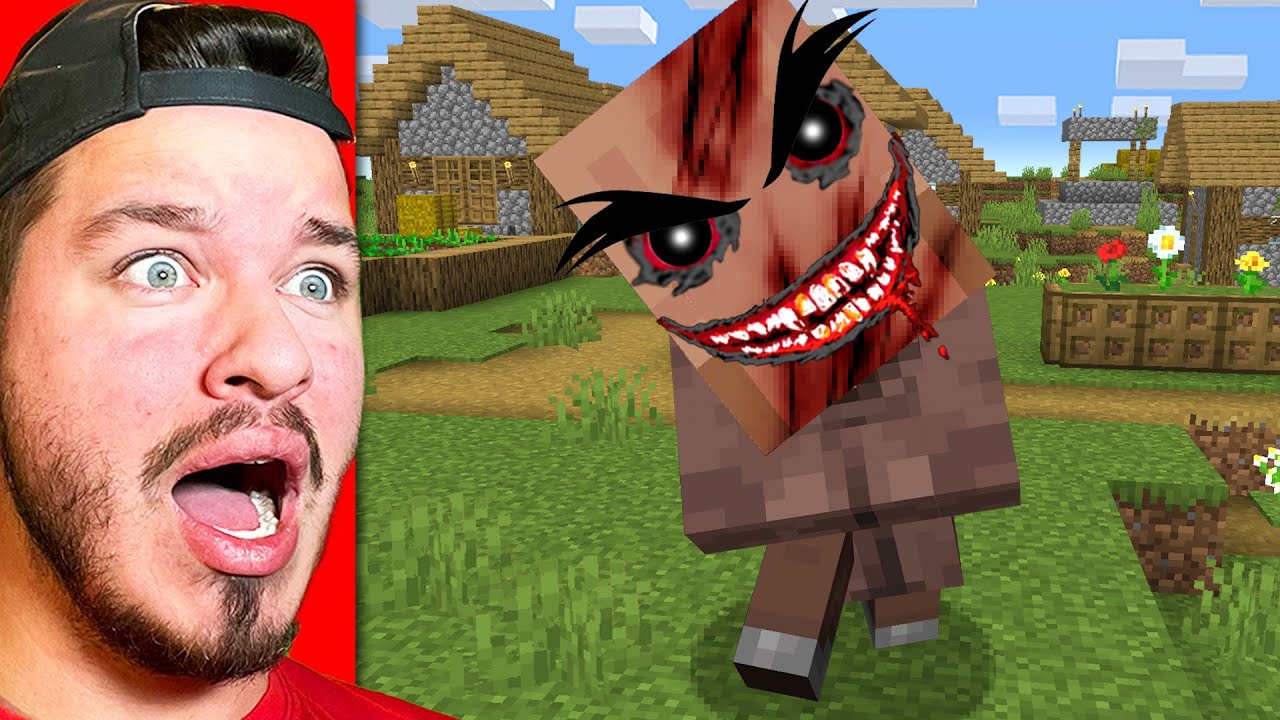 I fooled my friend with jumpscare mobs in Minecraft