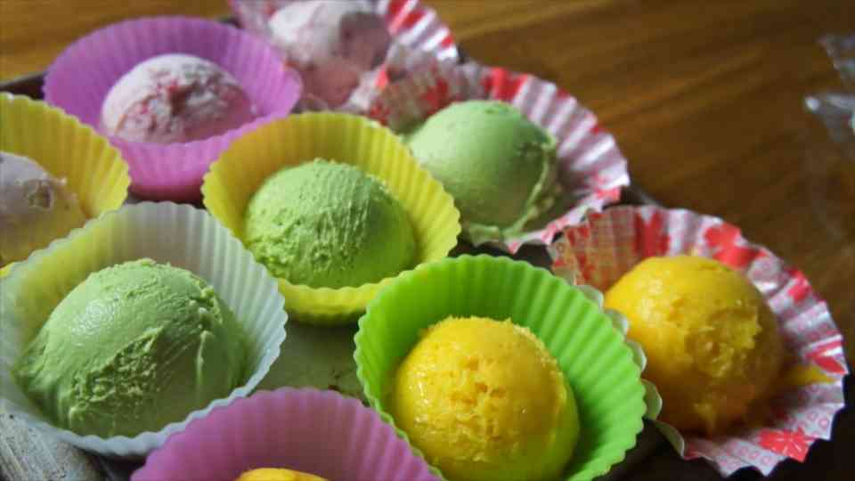 DIY ice cream mochi
