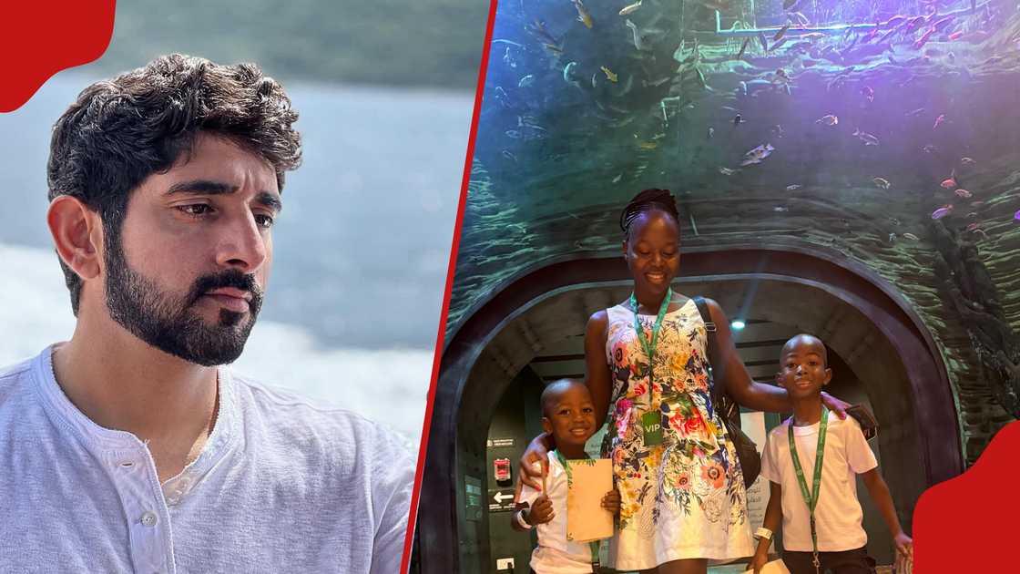 Sheikh Hamdan: Viral Kenyan family invited to UAE by Fazza arrives in ...