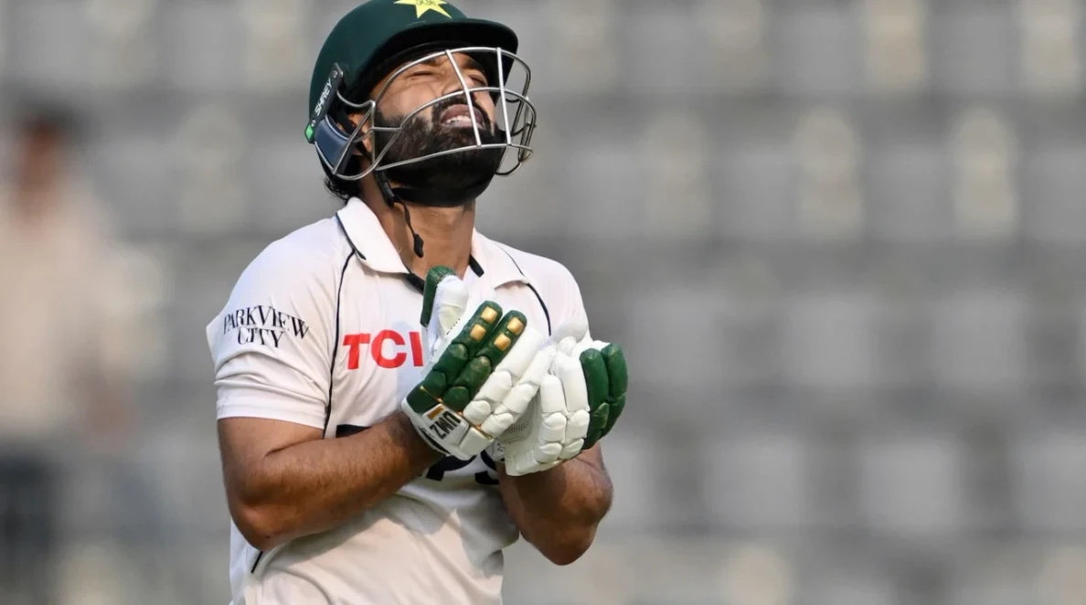 Mohammad Rizwan’s emotional reaction after dismissal goes viral in ...