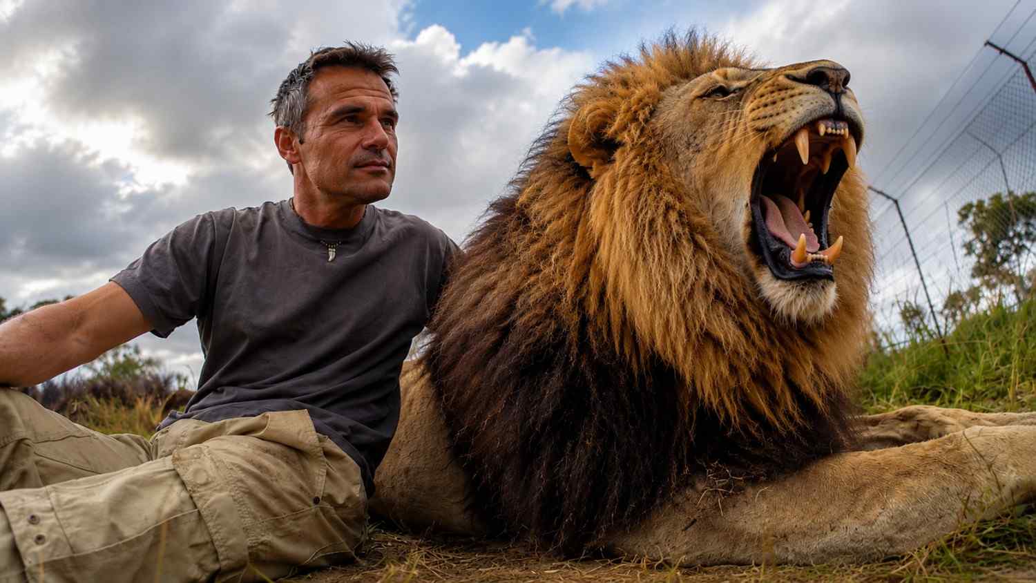 This lion roared through every serious word