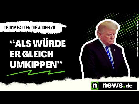 "Als würde er gleich umkippen" - US-Präsident fallen wieder die Augen zu