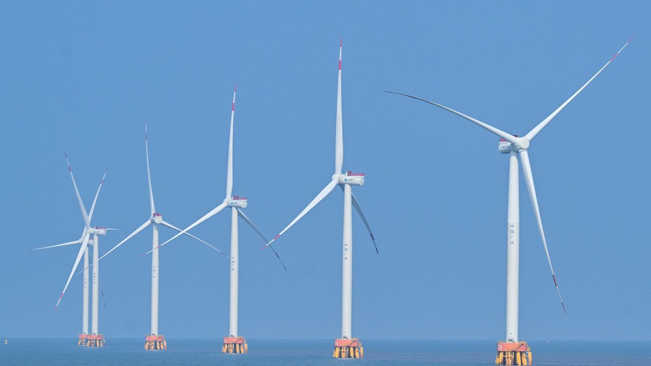 China installs world's largest floating wind turbine in deep water test ...
