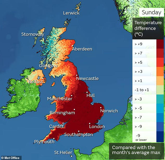 UK braces for first heatwave of the year: Temperatures to hit 31C as ...