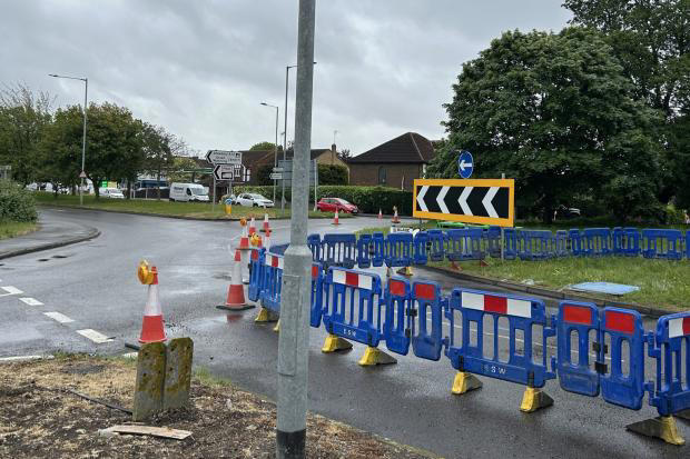 Busy Southend roundabout closed after emergency water leak