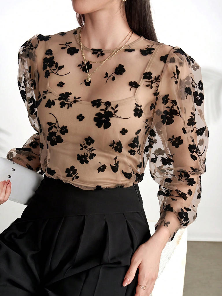 Tips memakai sheer top dengan inner yang tepat
