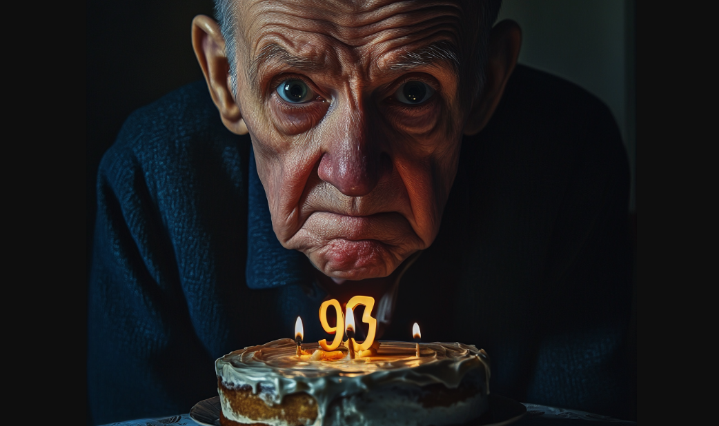 Lonely old man invites family to celebrate his 93rd birthday, but only ...